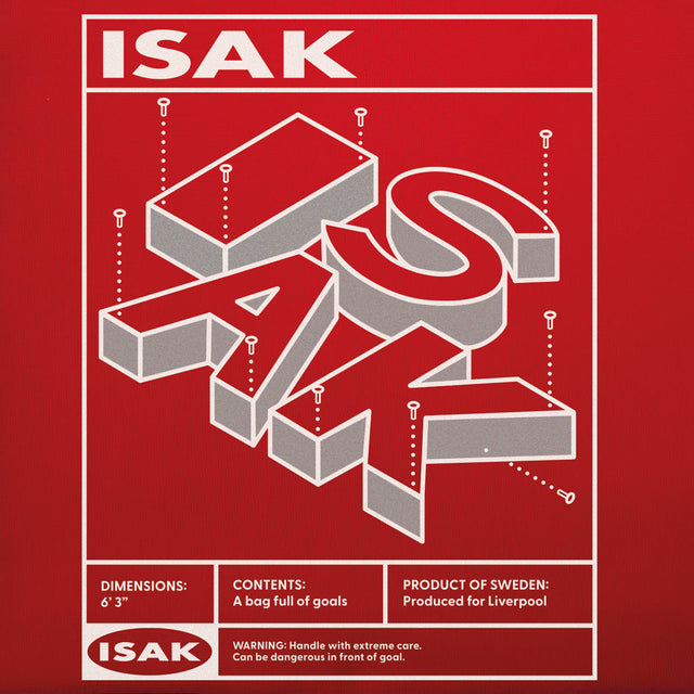 Liverpool Isak inspired red t-shirt