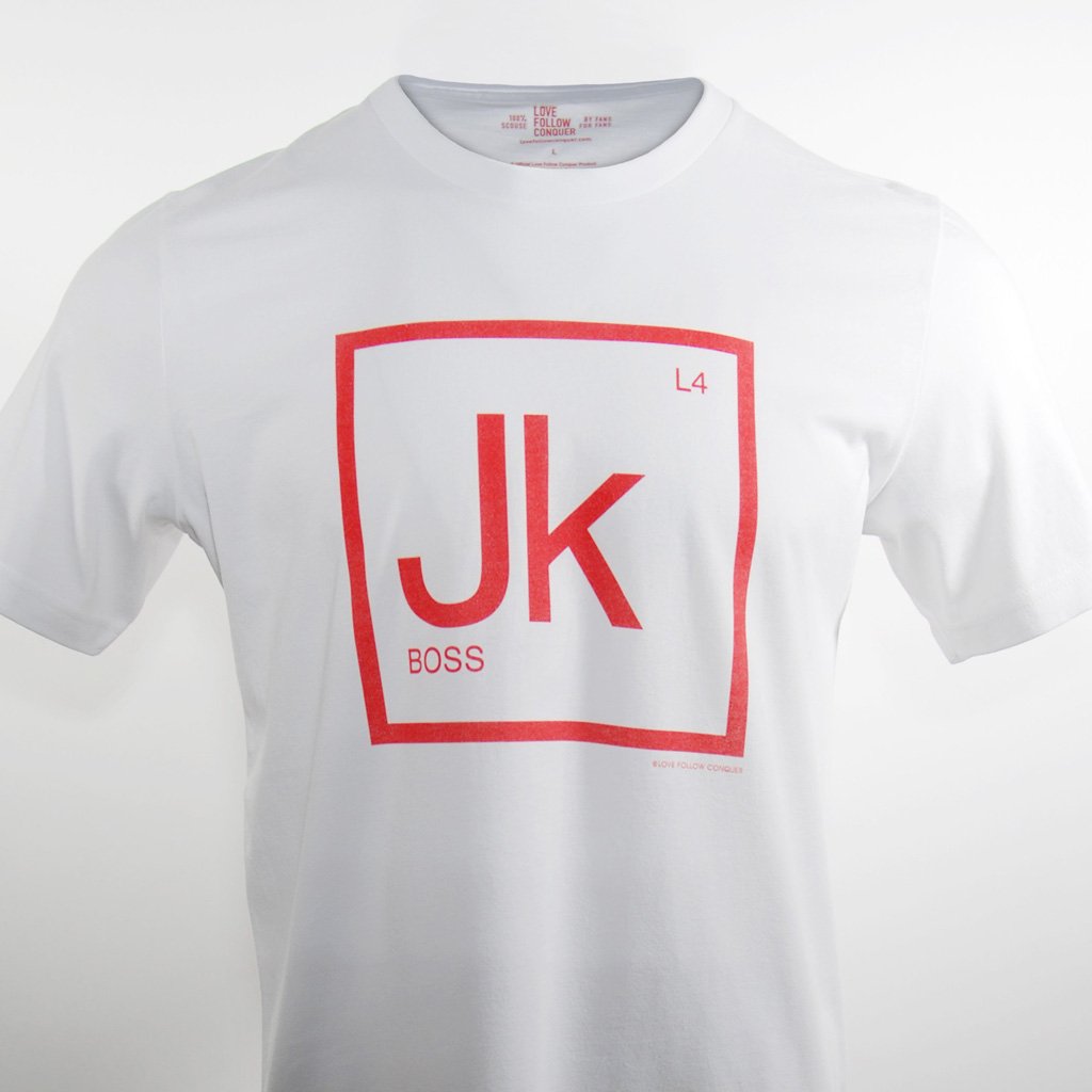 The Boss JK - White- Liverpool T-shirt
